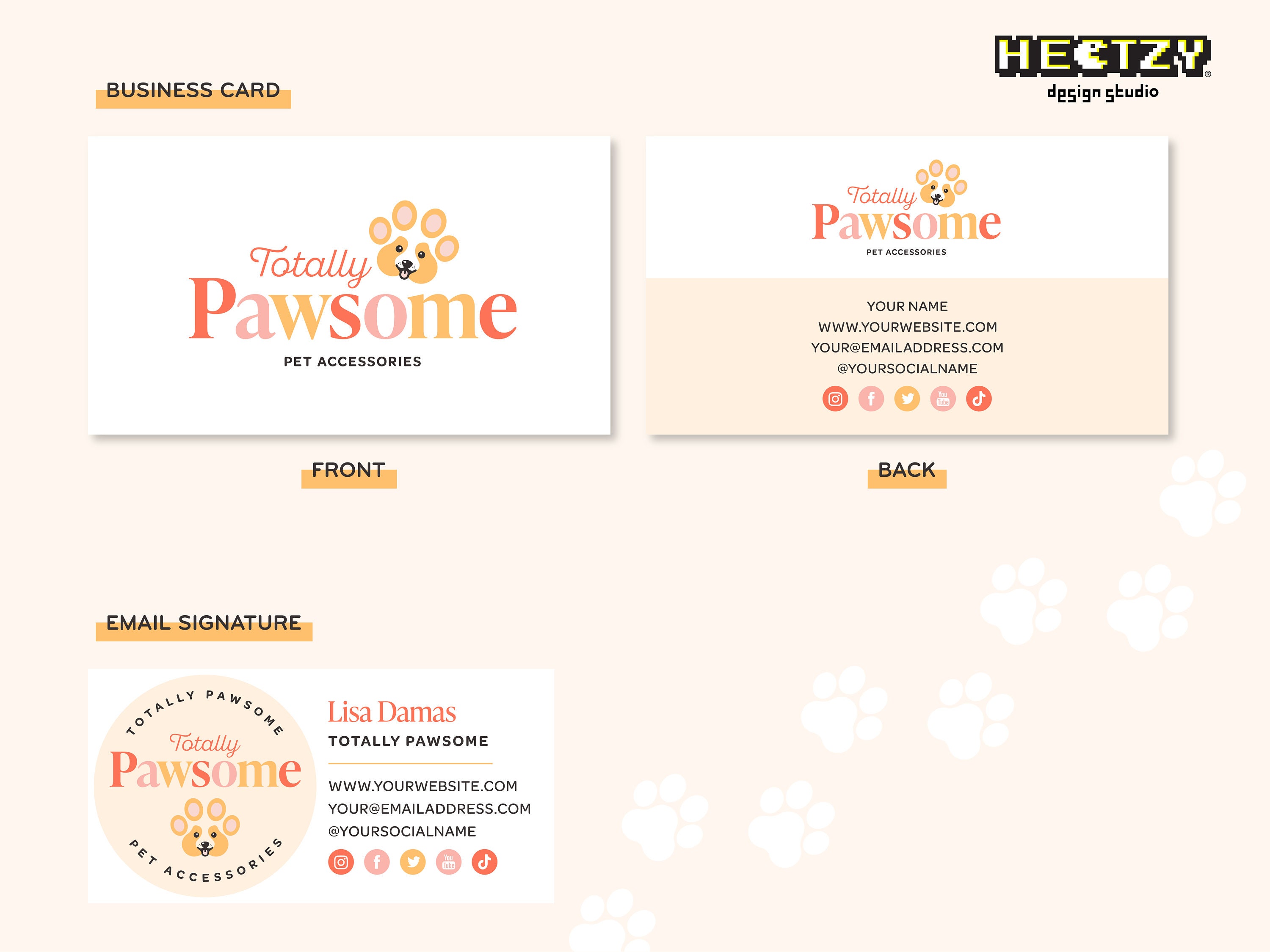 Paw Logo Design - Pet Logo - Dog Paw Logo - Pet Shop Accessories ...