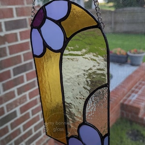 Flower Arch Stained Glass Pattern - Etsy