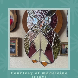 Owl Pack of 4 Stained Glass Patterns - Etsy