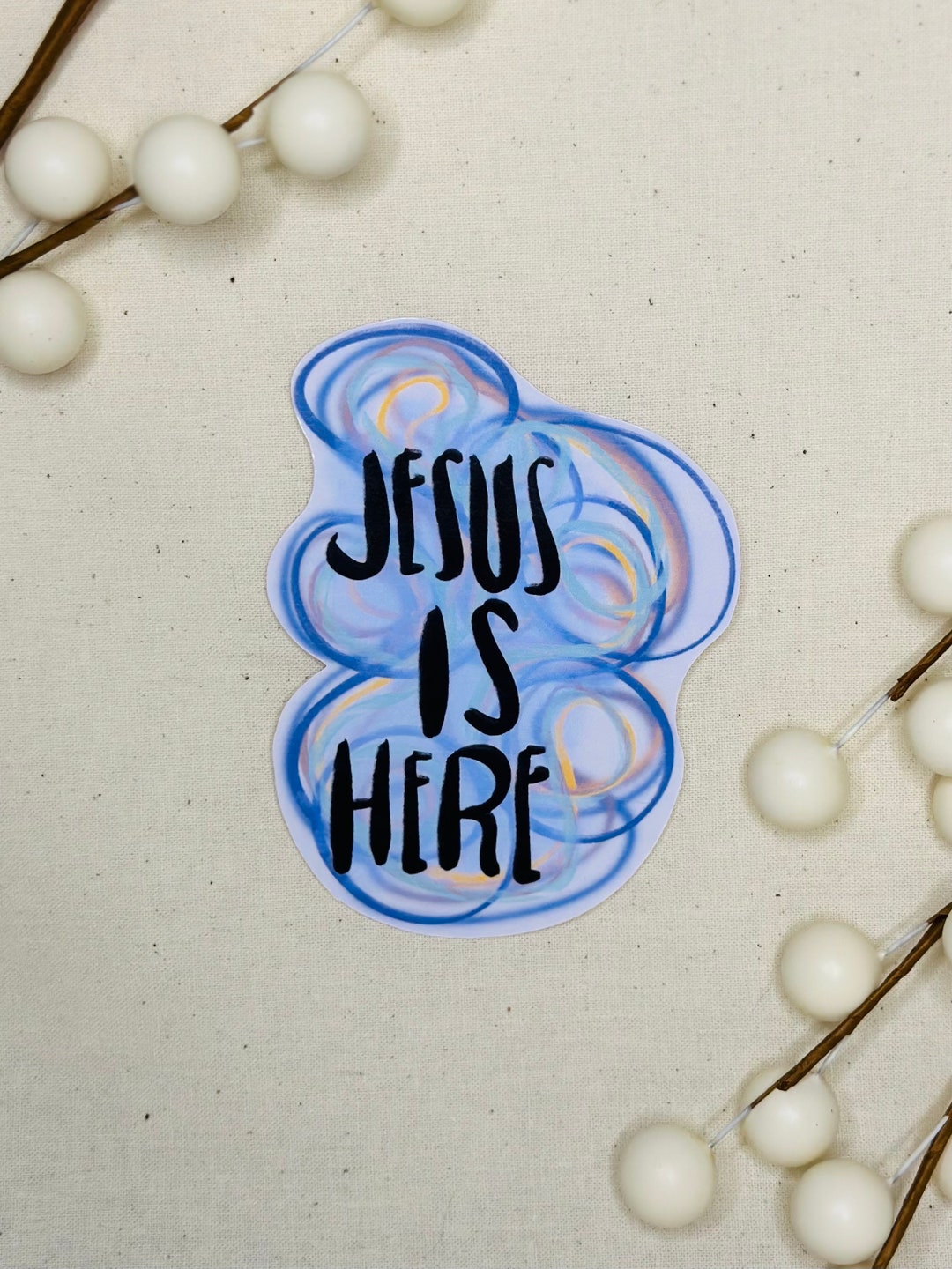 Vinyl Sticker, Jesus Sticker, Christian Sticker , Faith Sticker ...