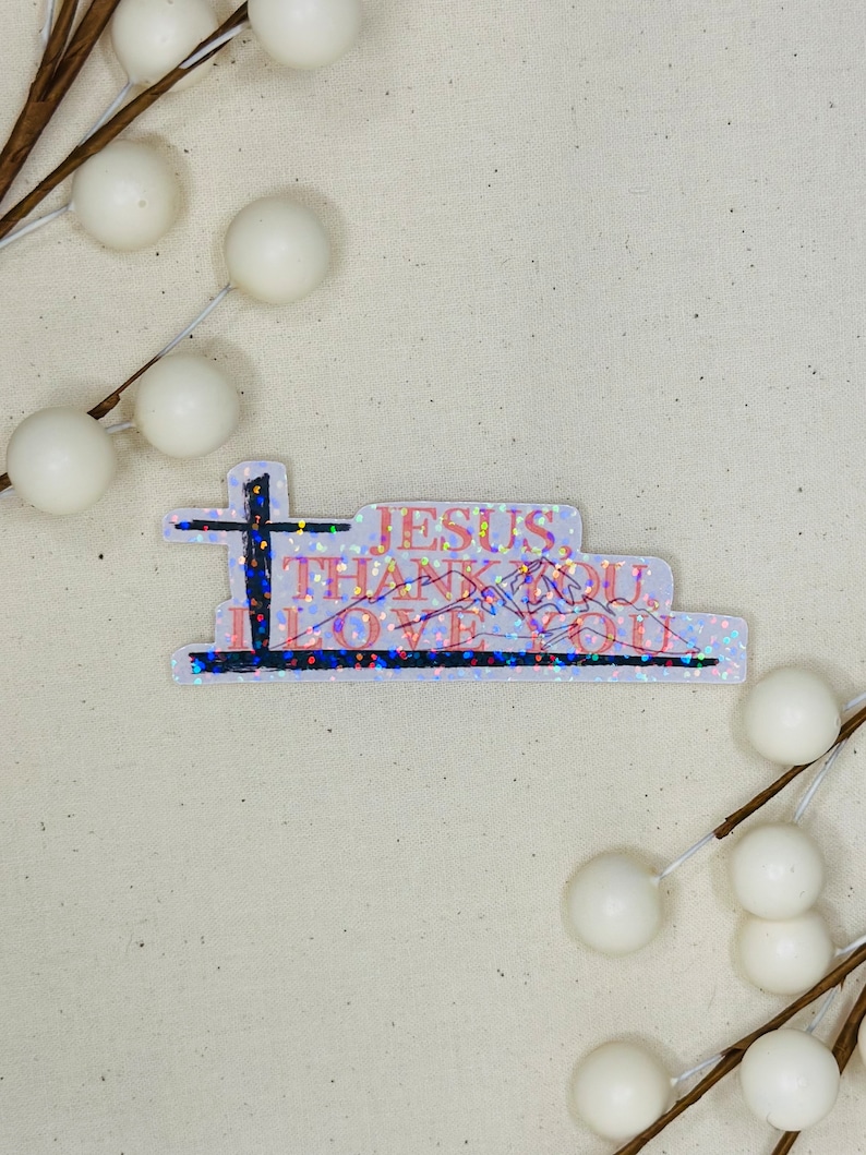 Christian Sticker, Jesus Sticker, Vinyl Sticker, Faith Sticker, Laptop ...