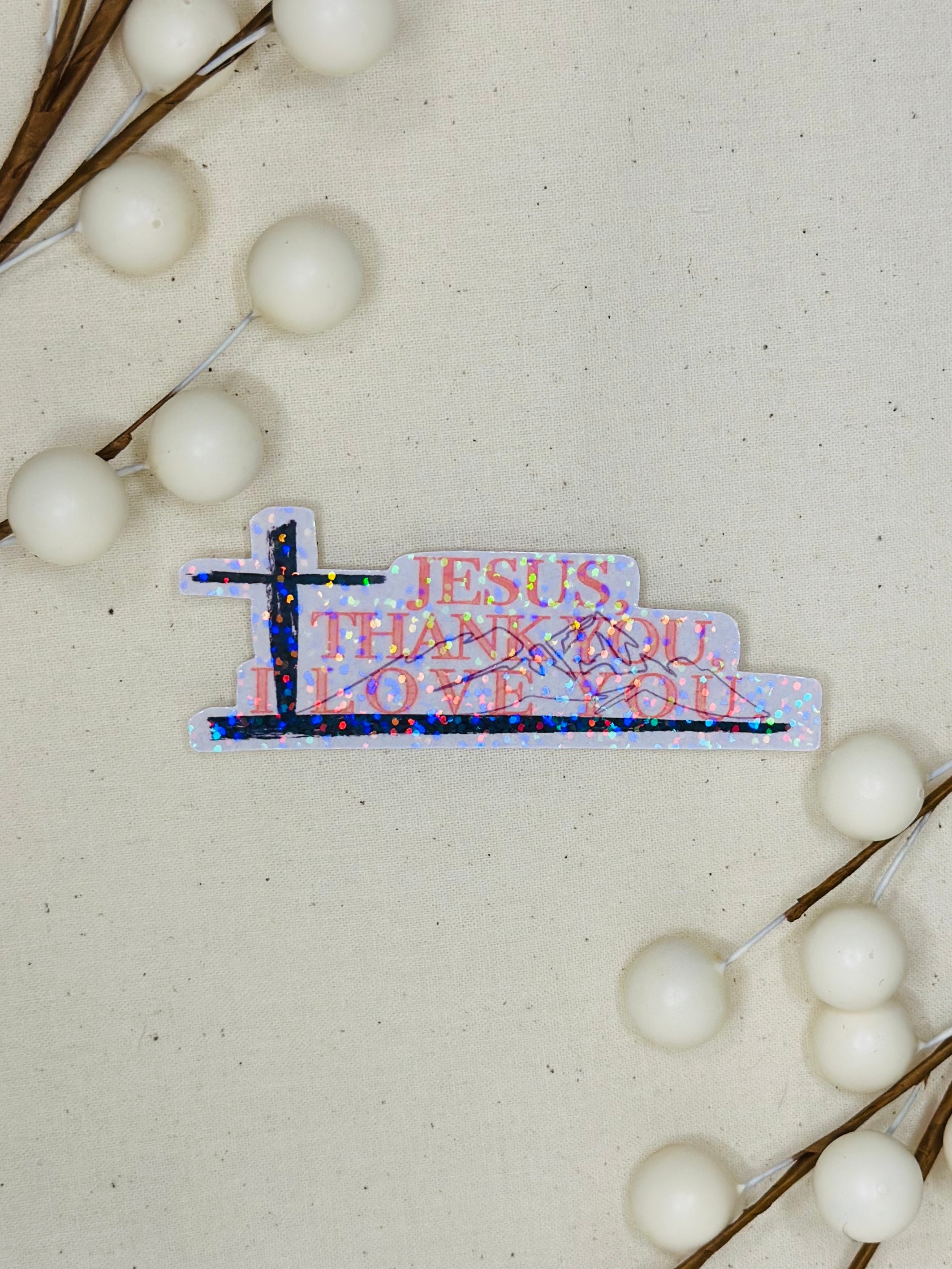 Christian Sticker, Jesus Sticker, Vinyl Sticker, Faith Sticker, Laptop ...