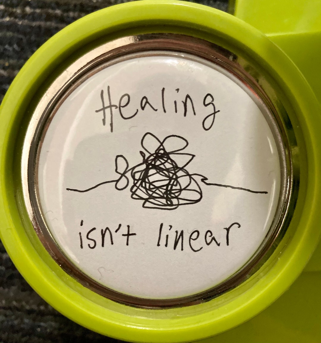 Healing Isn't Linear Pin - Etsy