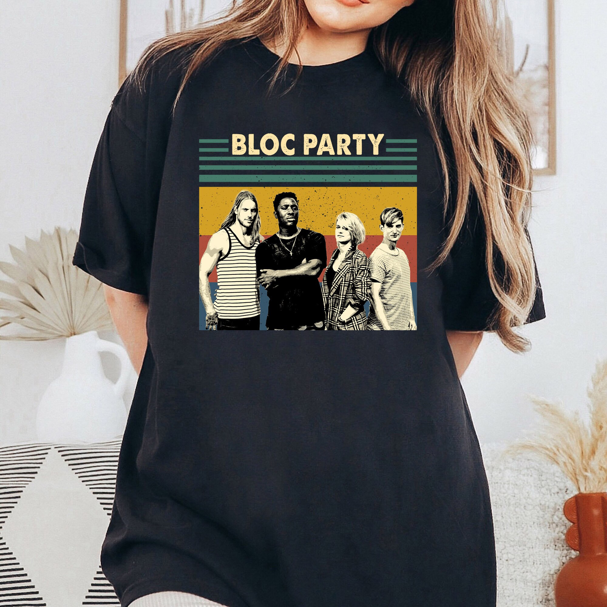 Bloc Party Vintage T-shirt Bloc Party Shirt Movie Shirts - Etsy