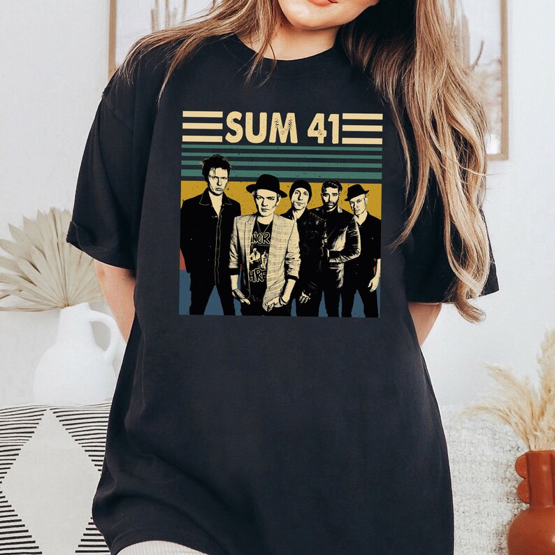 Sum 41 Vintage T-shirt, Sum 41 Shirt, Concert Shirts, Gift Shirt for ...
