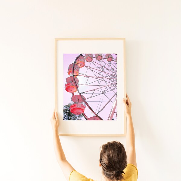 Pink Ferris Wheel - Etsy