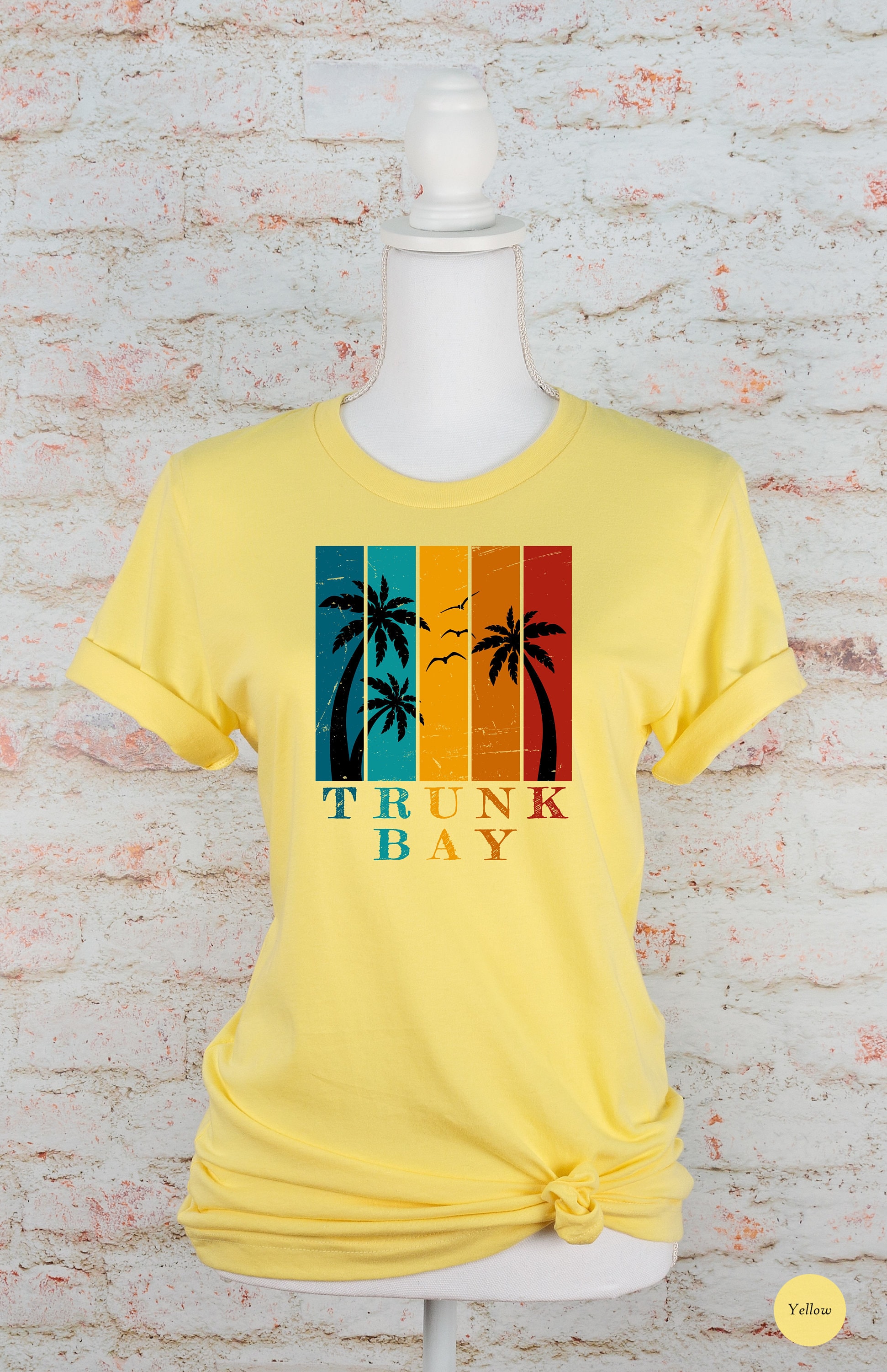 Vintage Style Trunk Bay Shirt, Trunk Bay Trip Tee, St John, St John ...