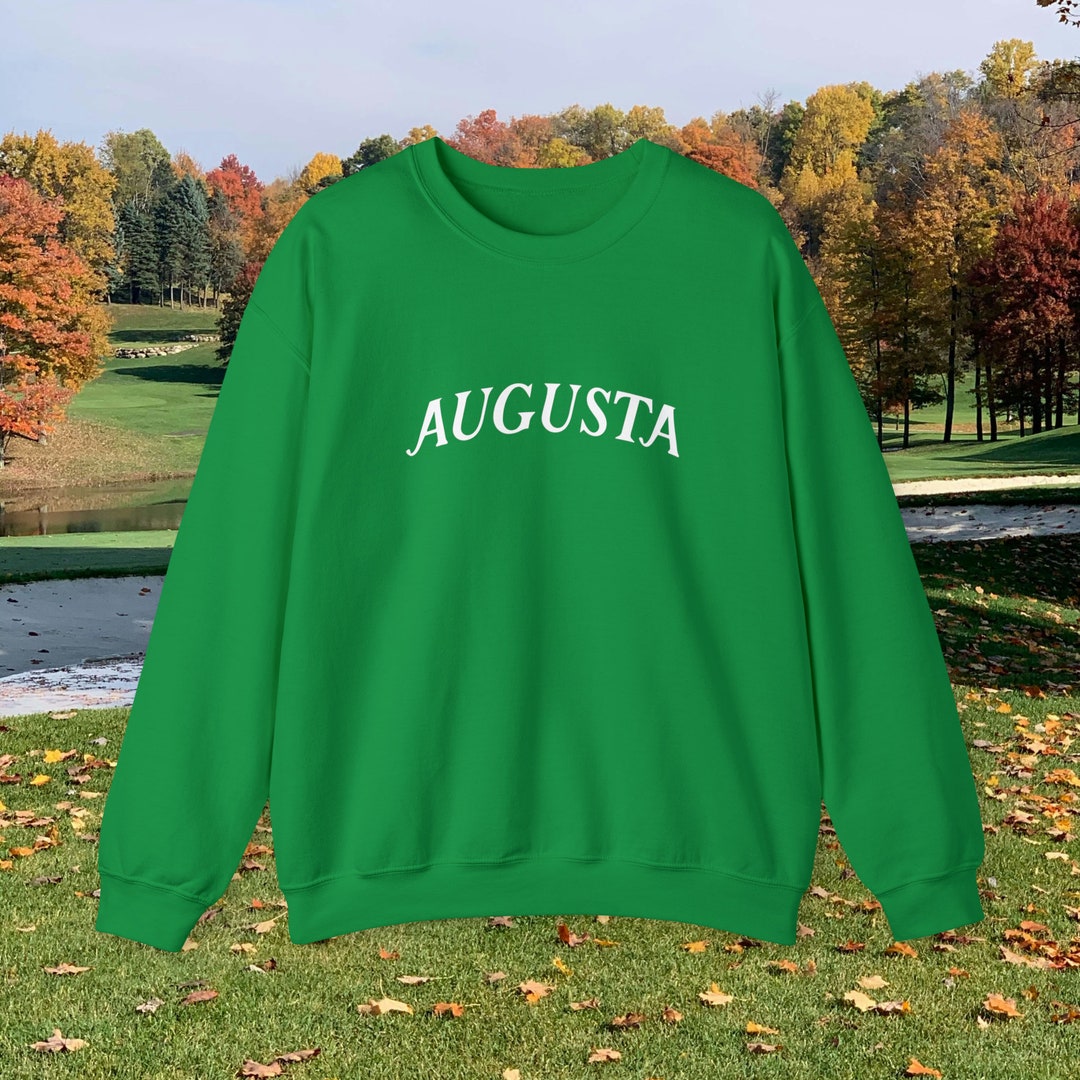 Augusta Masters-inspired Irish Green Crewneck Sweatshirt Great Golf ...