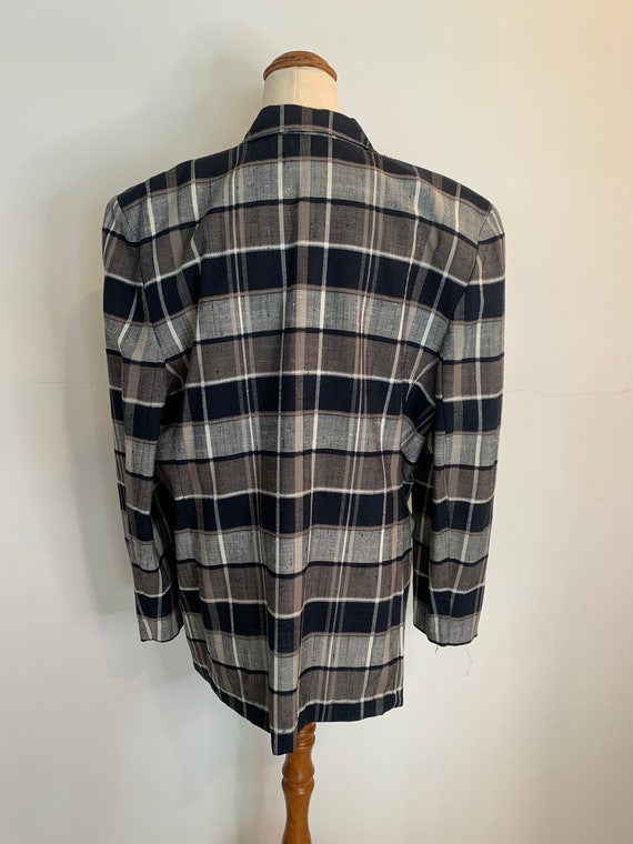 80s Vintage Katies Check Pattern Jacket with pockets … - Gem