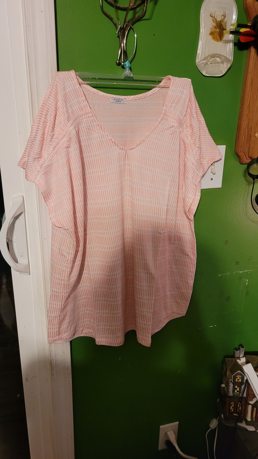 Brand New Avon Studio 1886 Pink Stripes Blouse Retired - Etsy