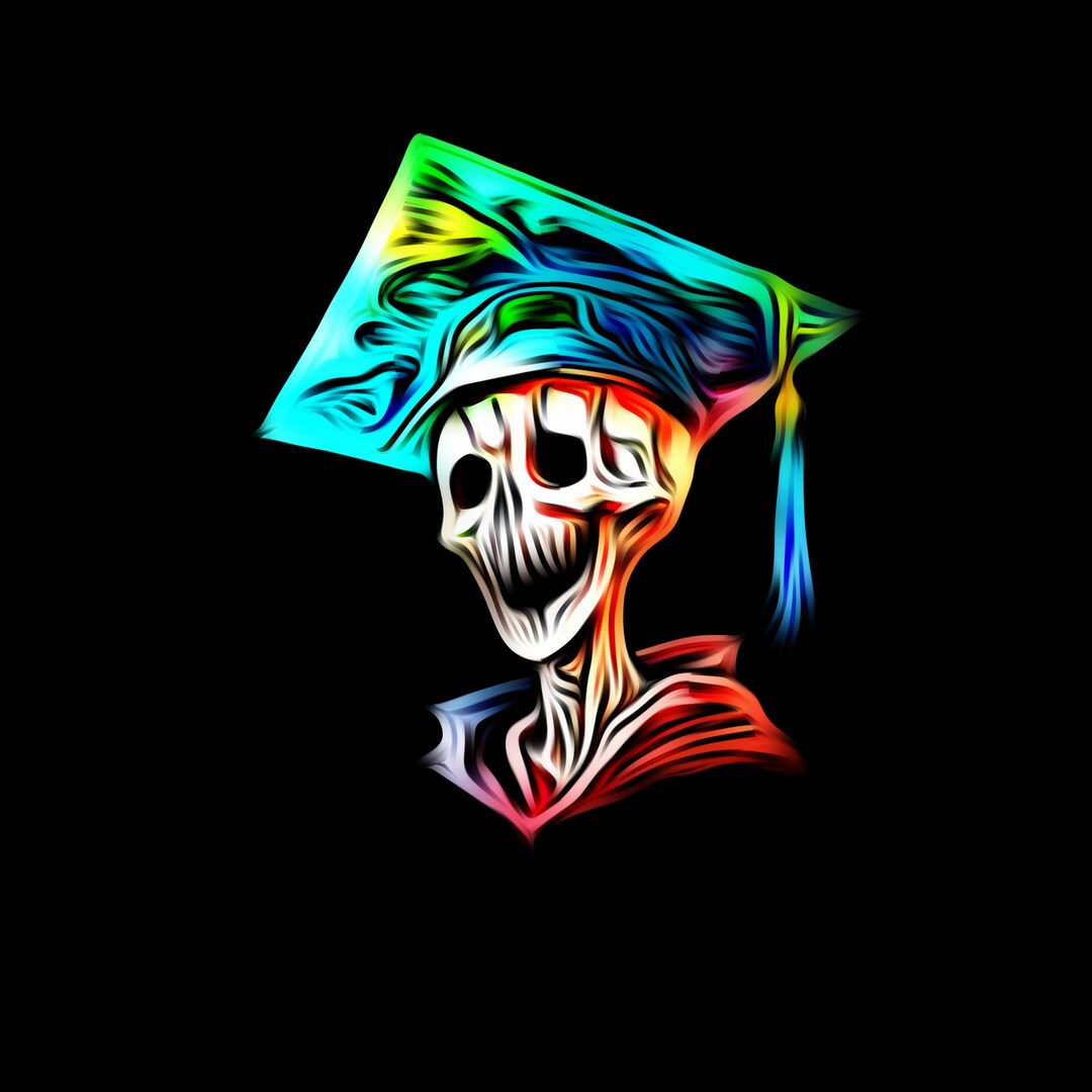 Skeleton Graduate #2 - Digital Download/ Clipart - Etsy