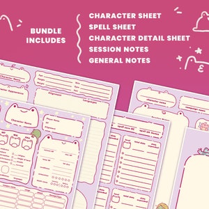 Froggie Crit 5e Dnd Character Sheets | Cute Frog Dnd Character Sheets ...