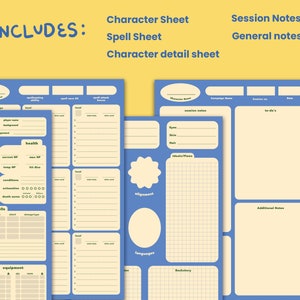 Royal Blood Dnd 5e Character Sheet Digital Printable PDF - Etsy