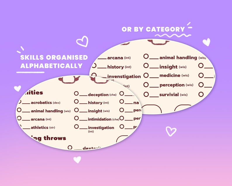 Shiba Crit Cute Dnd 5e Character Sheets | A4 and Letter Size PDF ...