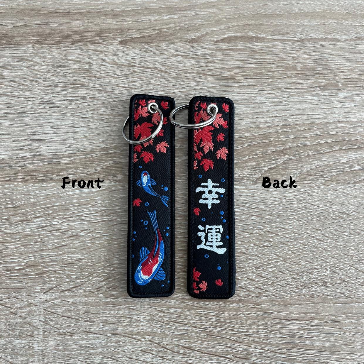 Anime Keychain Key Tag / Anime Embroidered Jet Tag - Key Strap, Bag ...