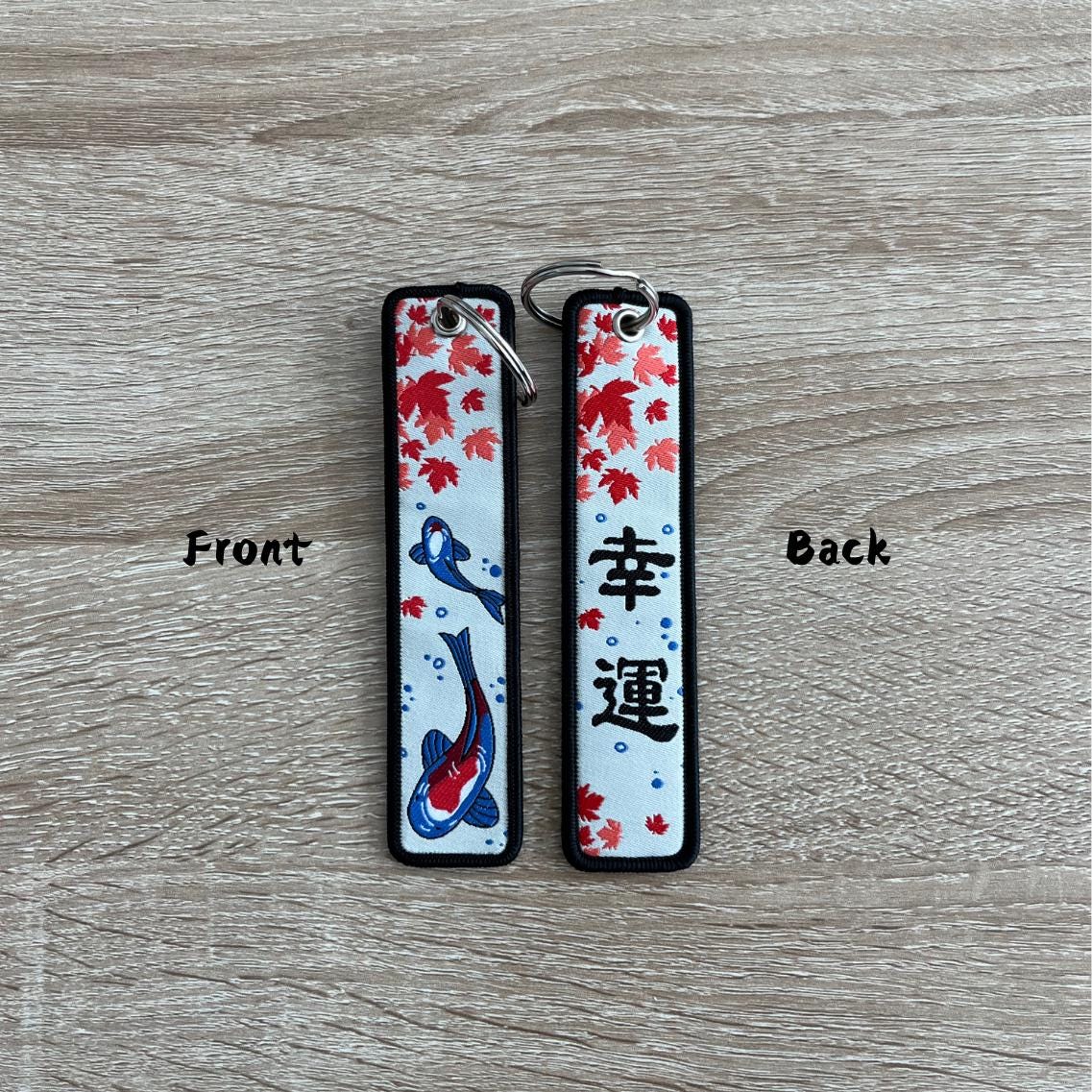 Anime Keychain Key Tag / Anime Embroidered Jet Tag - Key Strap, Bag ...