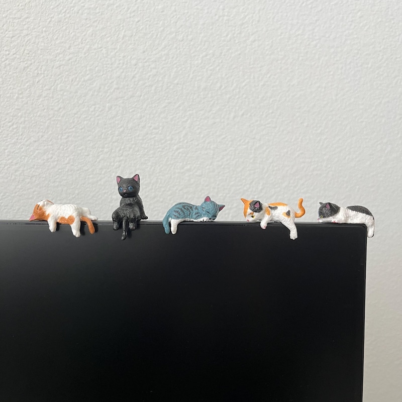Cute Cat Figure for Desk - Etsy