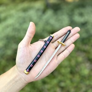 Letter Opener - Cute Little Mini Samurai Sword Anime Keychain ...