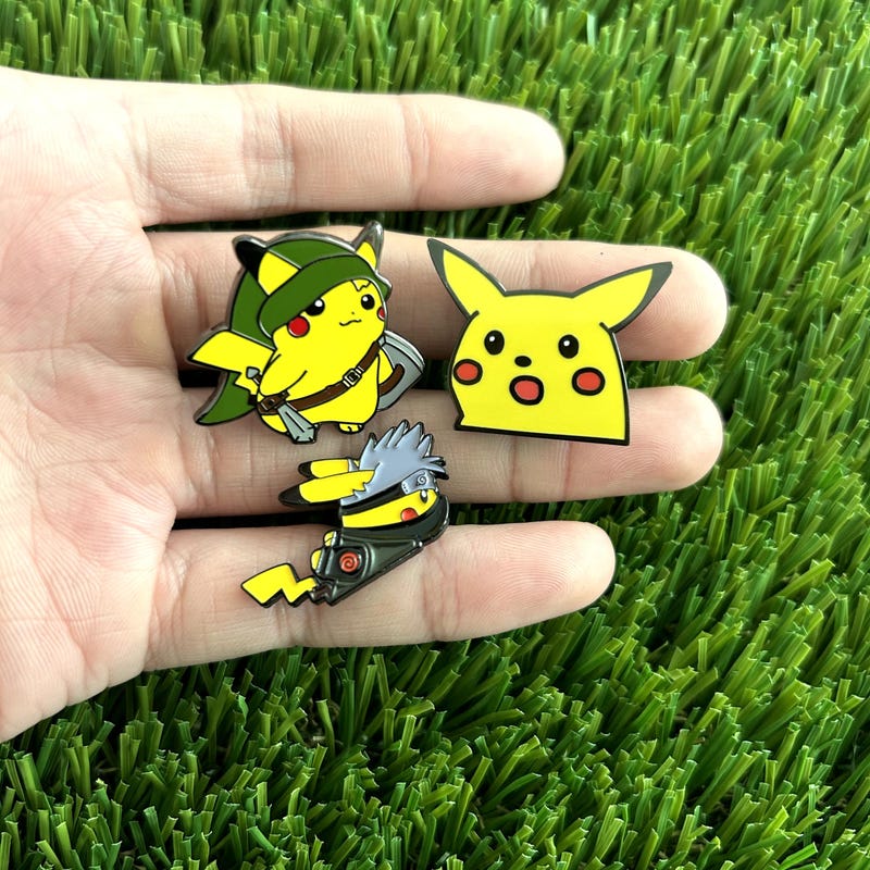 Pikachu Pin - Etsy