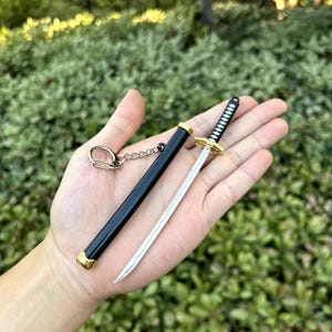 Letter Opener - Cute Little Mini Samurai Sword Anime Keychain ...