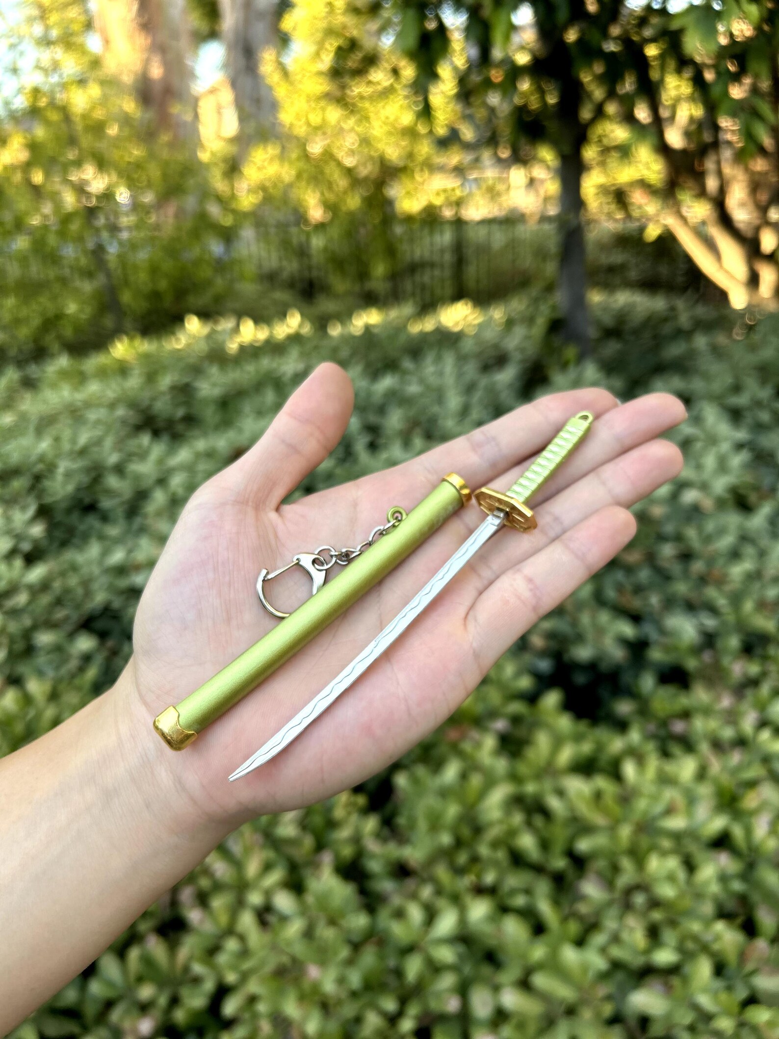 Letter Opener - Cute Little Mini Samurai Sword Anime Keychain ...