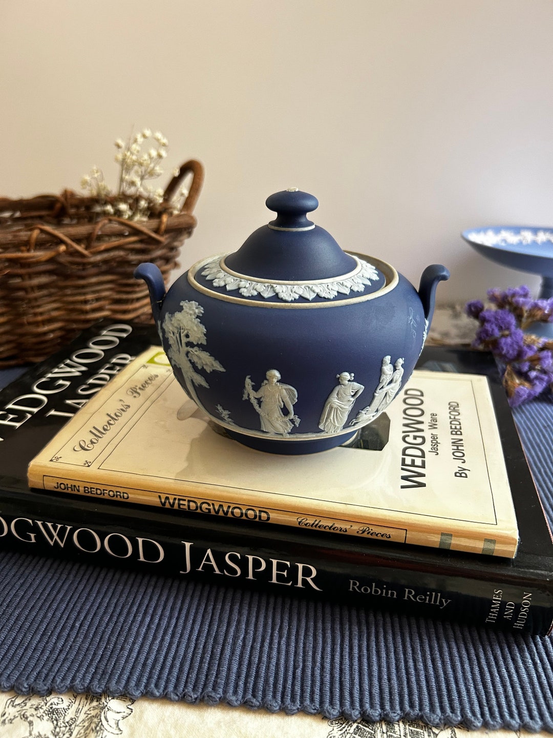 Antique Wedgwood Jasperware Very Rare Portland Blue Late 1800s ...