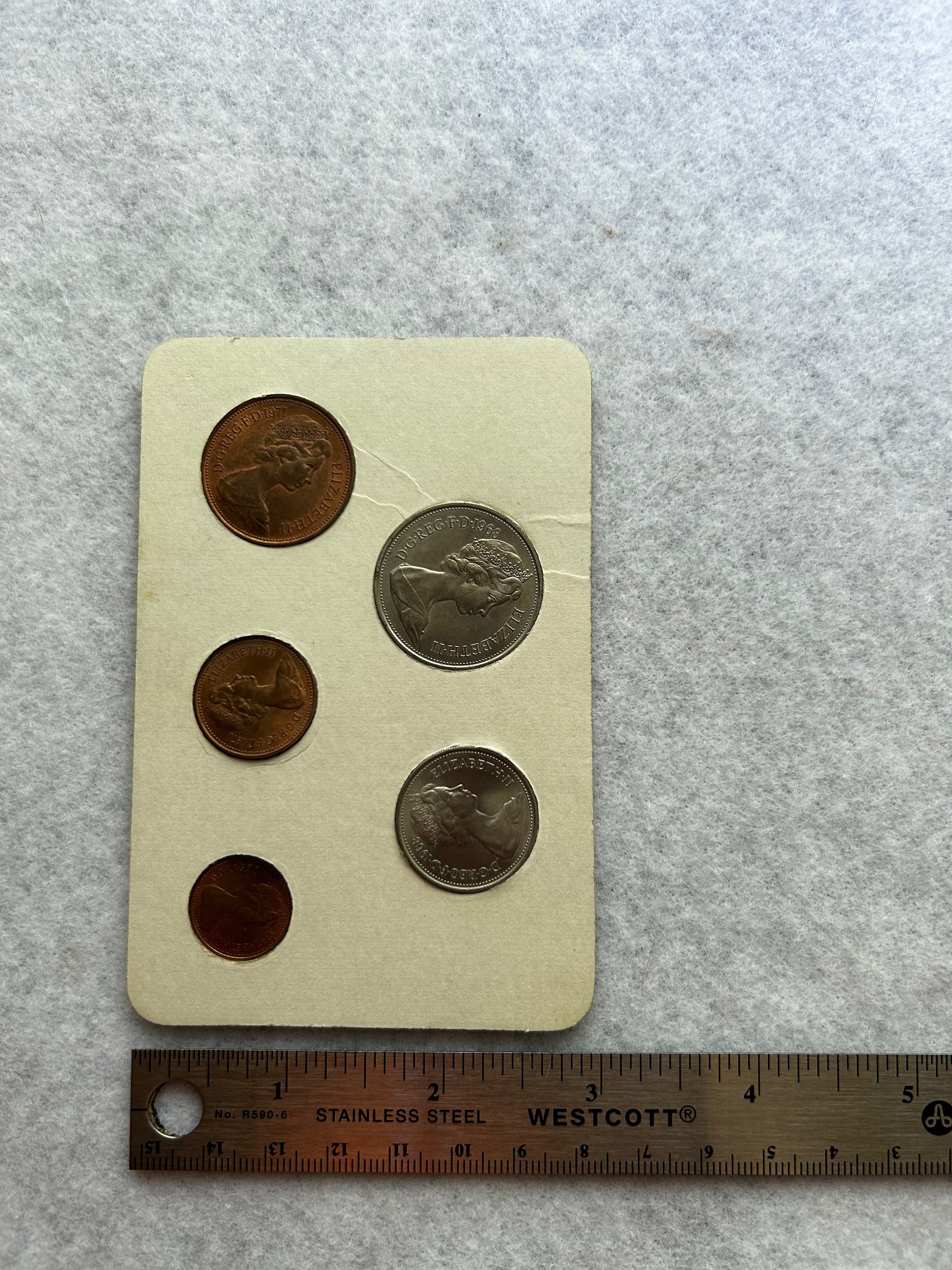 Vintage Britain’s First Decimal Coins, Case and 2 SETS OF COINS, 1971 ...
