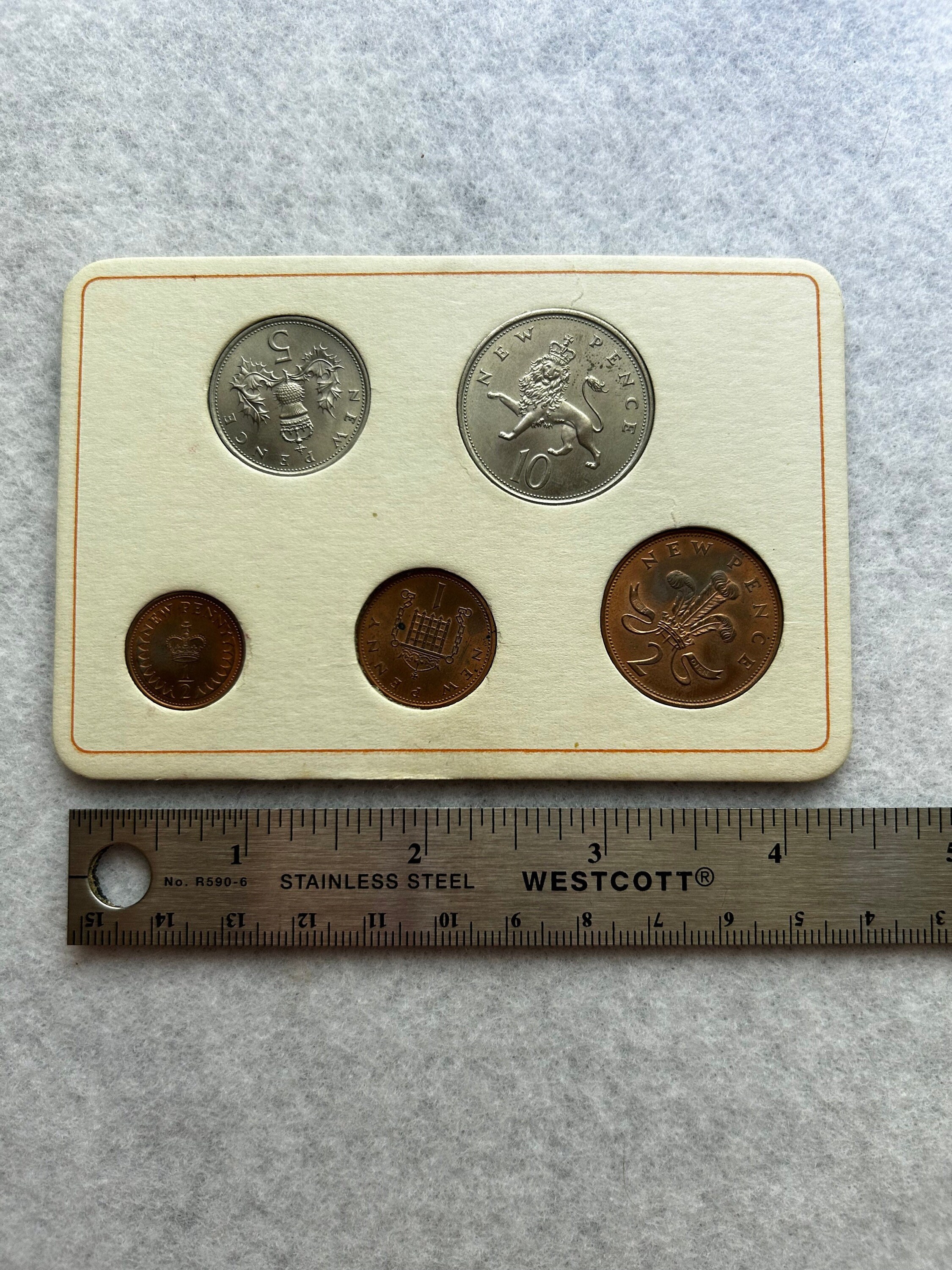 Vintage Britain’s First Decimal Coins, Case and 2 SETS OF COINS, 1971 ...