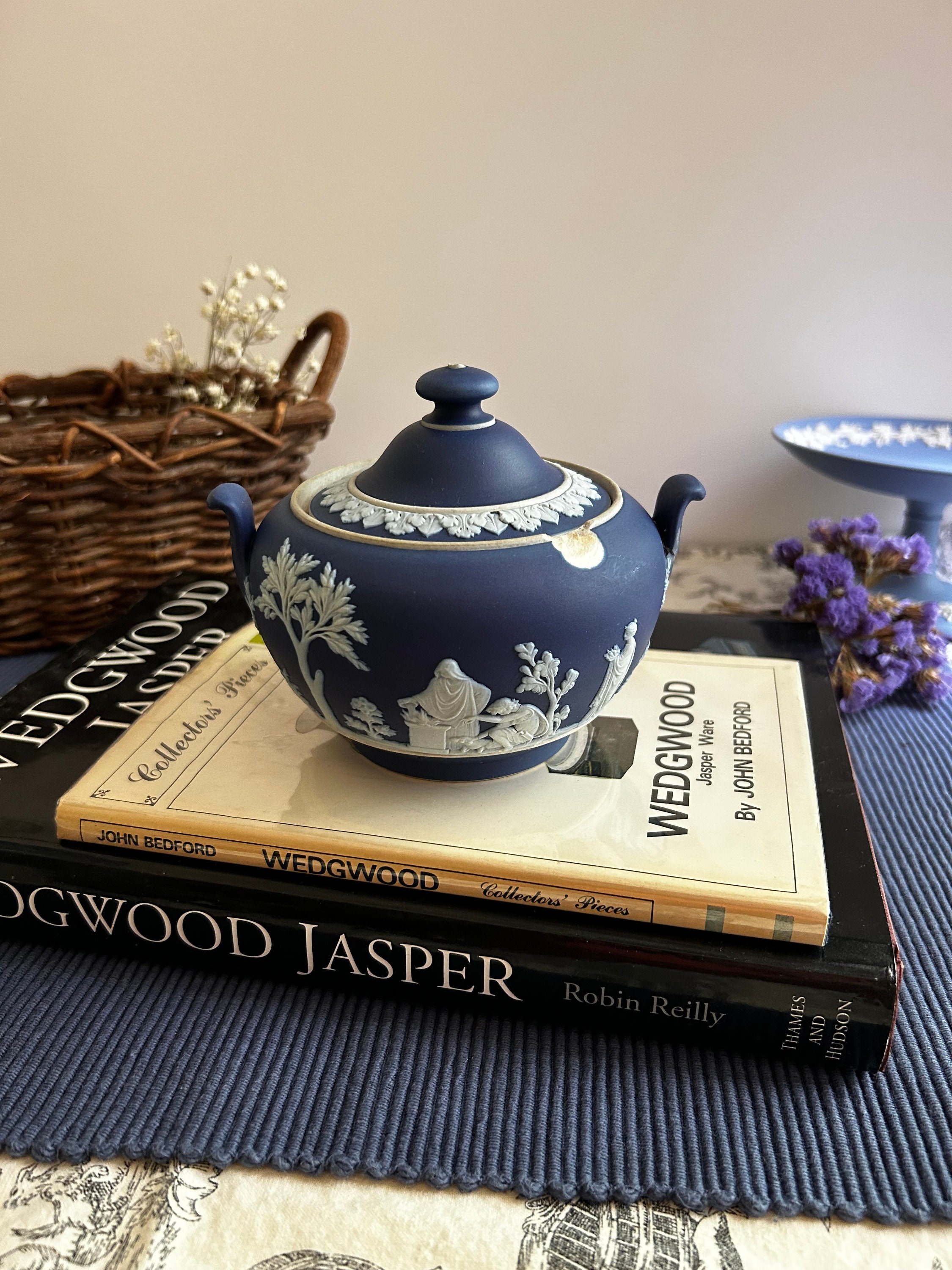 Antique Wedgwood Jasperware Very Rare Portland Blue Late 1800s ...