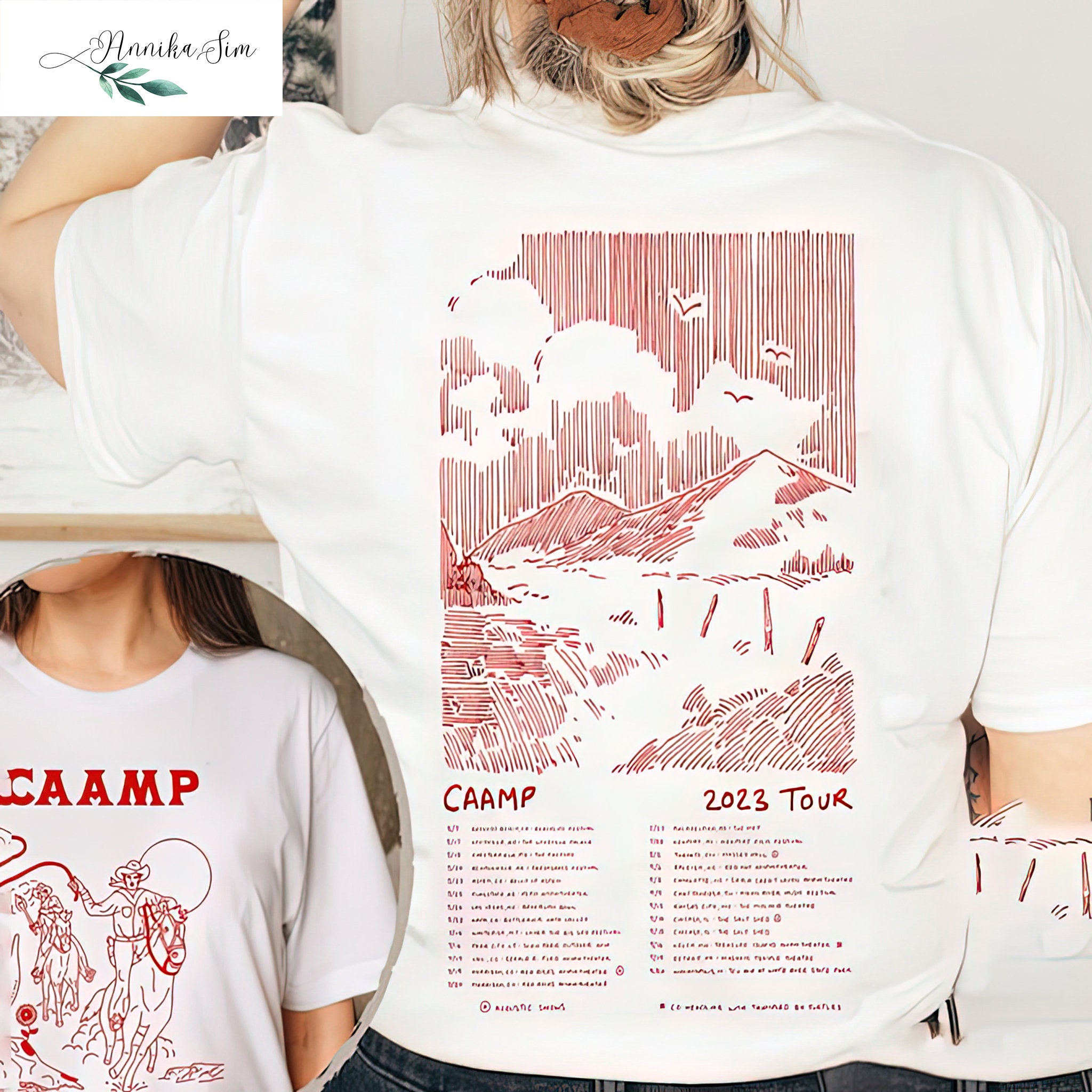 Vintage Caamp Tour 2023 Folk Band Fan Gift T-shirt sold by R4-P17 | SKU ...