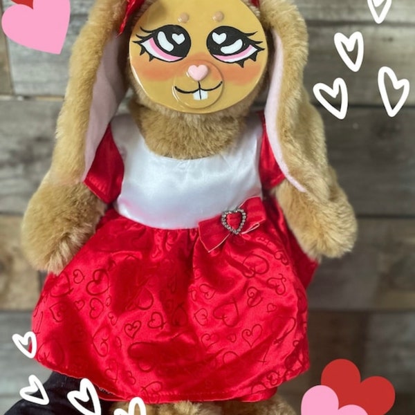 Clay Face Bunny Plush - Etsy