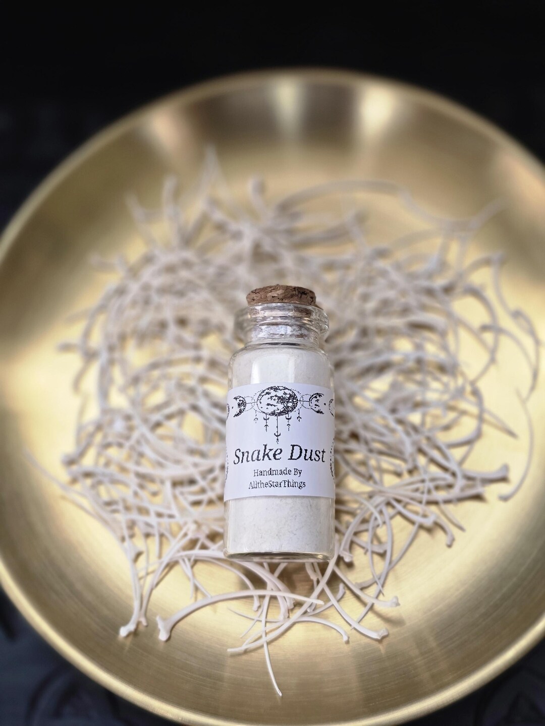 Snake Bone Dust-snake Dust-bone Powder-hand Crushed Rattlesnake Bones ...