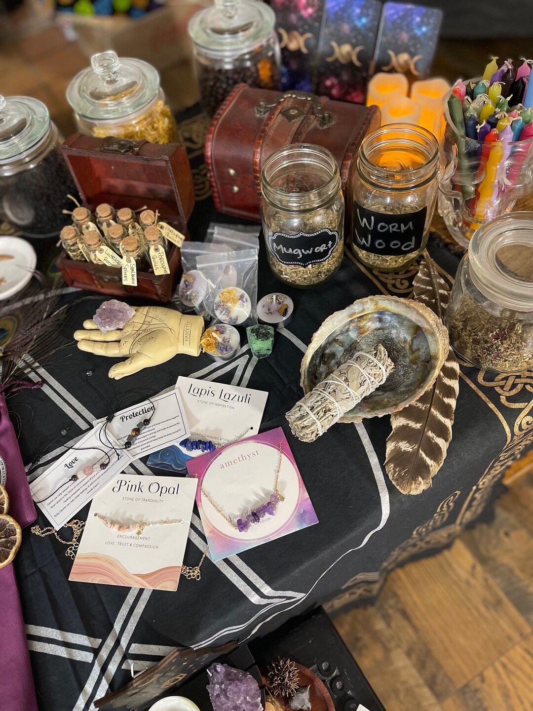 Witchcraft Mystery Box-magickal Mystery Box-suprise Crystals, Tarot ...
