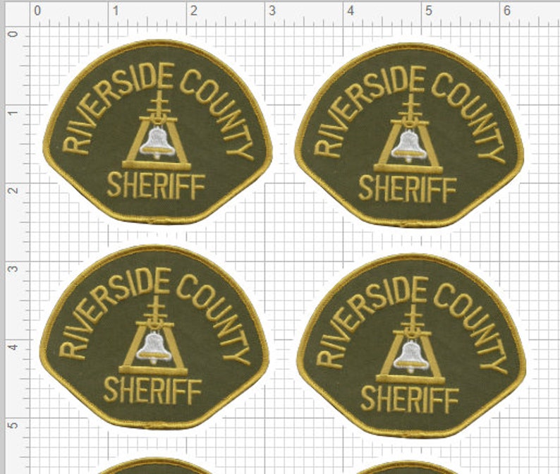 Riverside County Sheriffs Department Shoulder Patch Sticker, Law ...