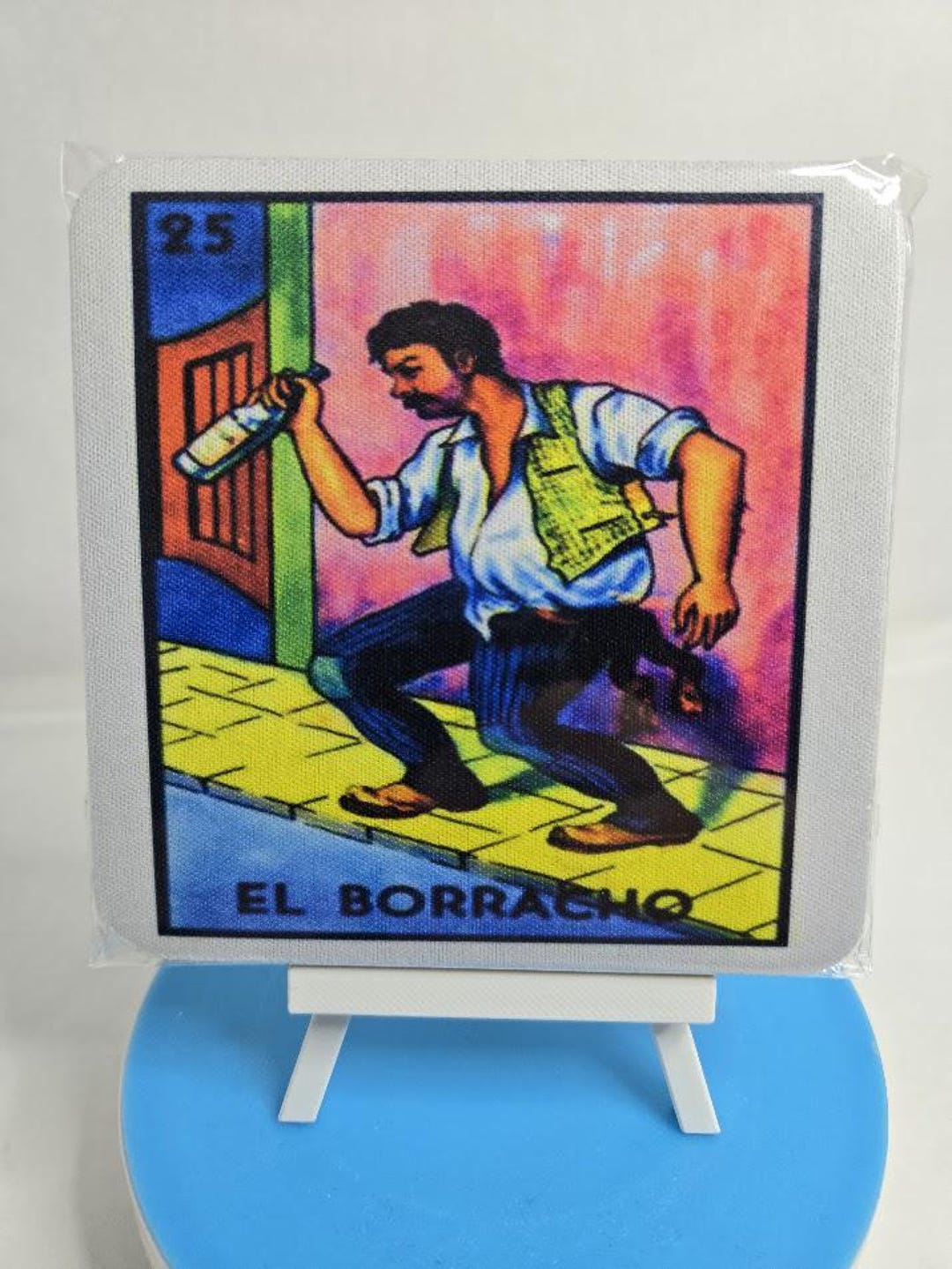 El Borracho Lotería Coasters: for When Your Drink Needs a Little Fiesta ...