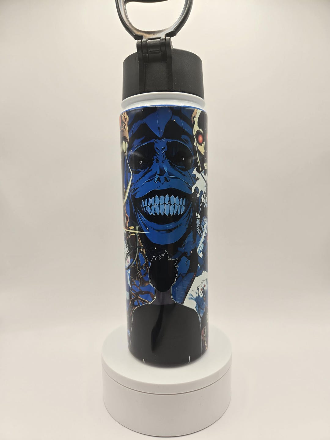 Villain-inspired Water Bottle – 22oz Anime Tumbler – Intimidating Power ...