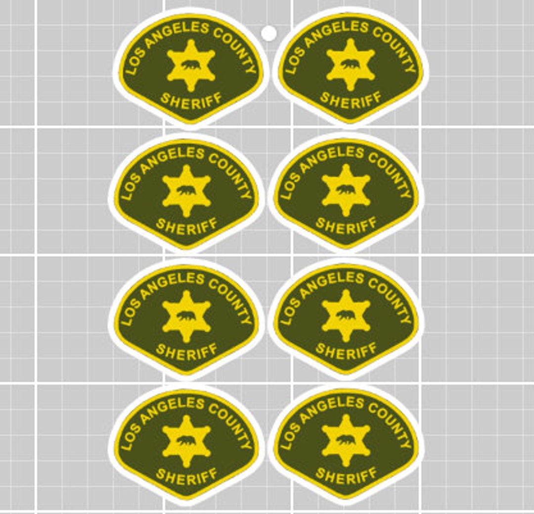 Los Angeles County Sheriffs Department Shoulder Patch Sticker, Law Enforcement, Patch, Sticker ...