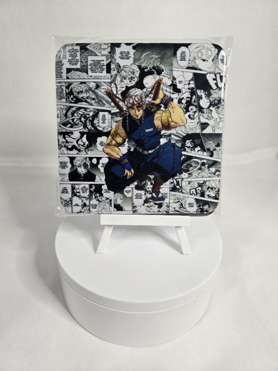 Demon Slayer-inspired Tengen Uzui Sublimated Coasters 2 Pack - Etsy