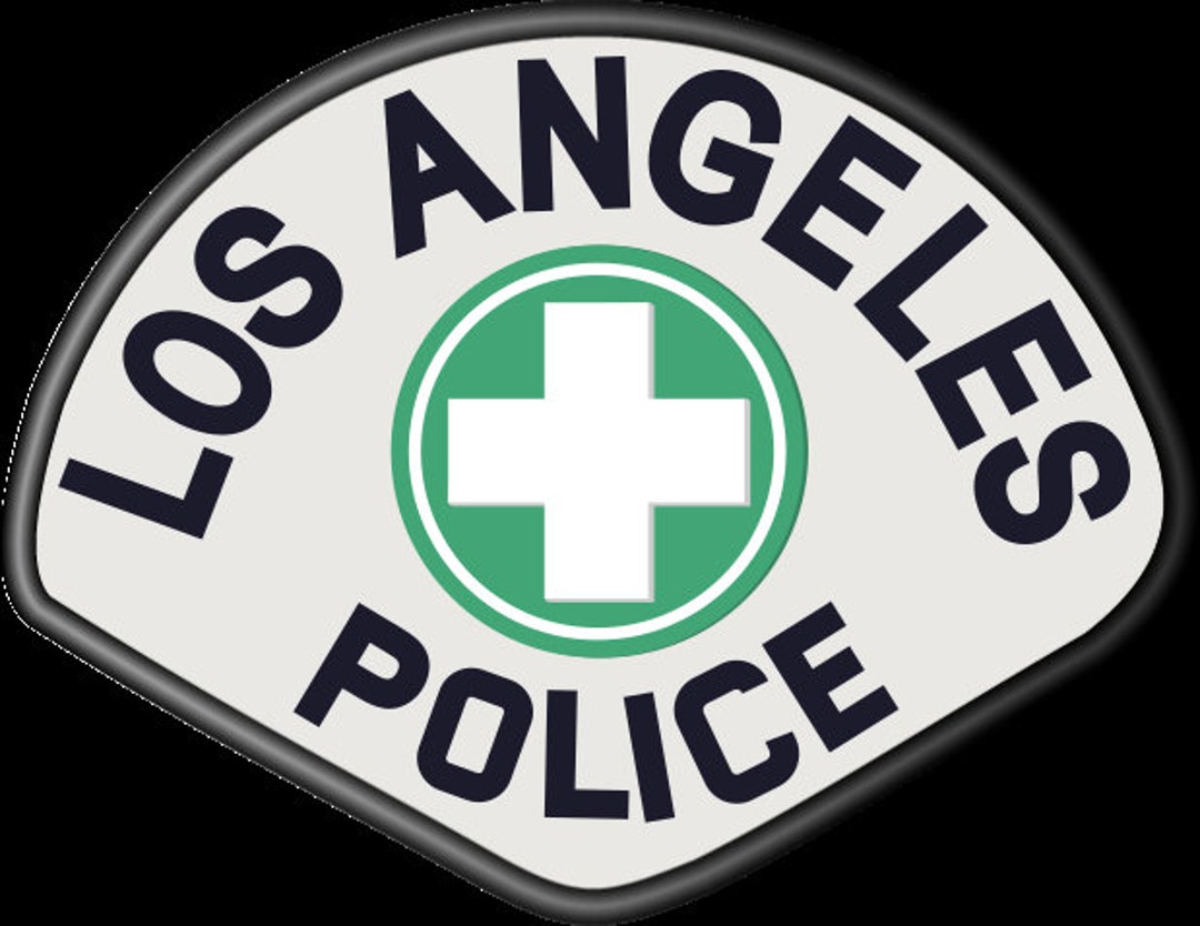 Los Angeles Police Department Shoulder Patch Sticker, Law Enforcement ...