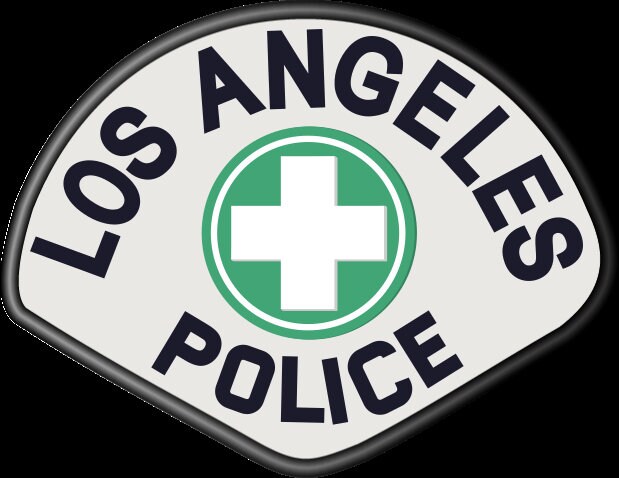 Los Angeles Police Department Shoulder Patch Sticker, Law Enforcement ...
