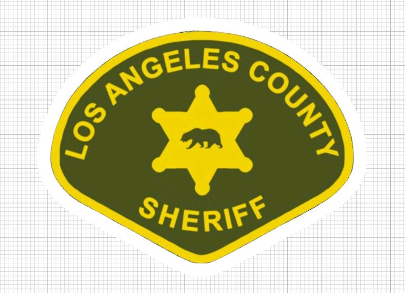 Los Angeles County Sheriffs Department Shoulder Patch Sticker, Law Enforcement, Patch, Sticker ...