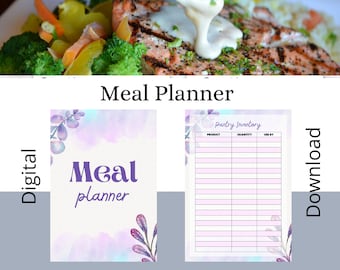 Meal Planner and Groceries Planner, Weekly Menu Planner, Meal Prep ...