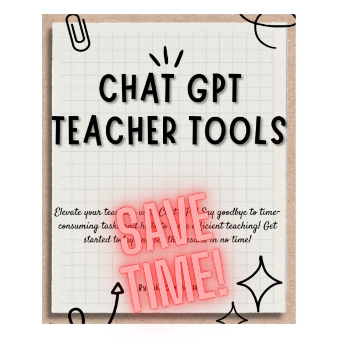 Chat GPT - Teacher Tools - Etsy