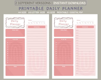 Daily Planner Productivity for Student, Parents or Office Worker Etc ...