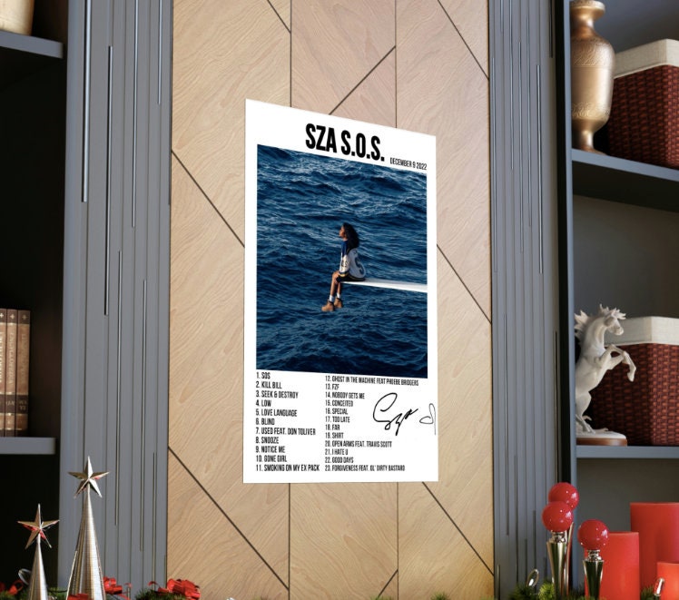 Custom SZA Album Cover Digital Poster Print Tracklist SZA Signature ...