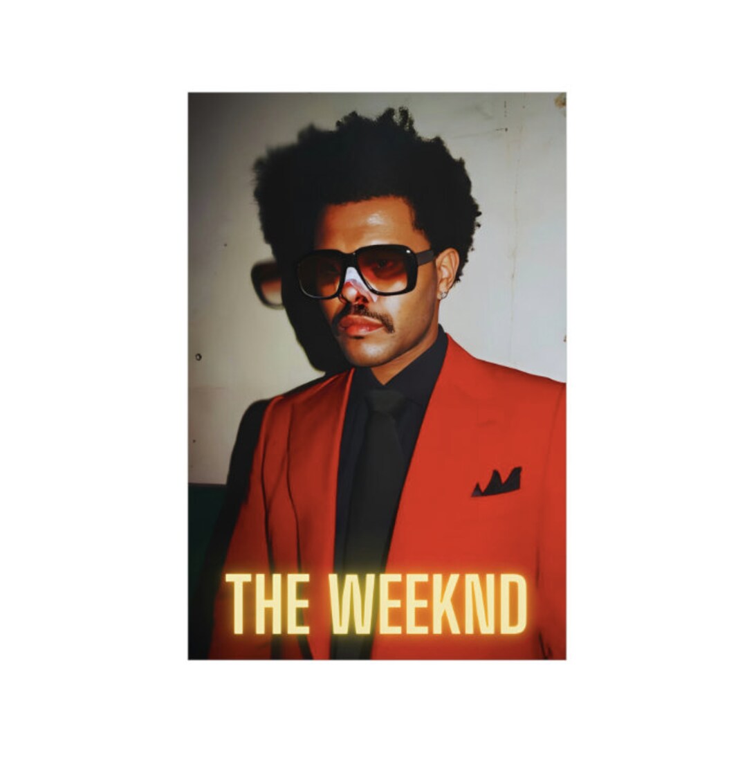 The Weeknd Digital Poster After Hours Abel Instant Download Decoration ...