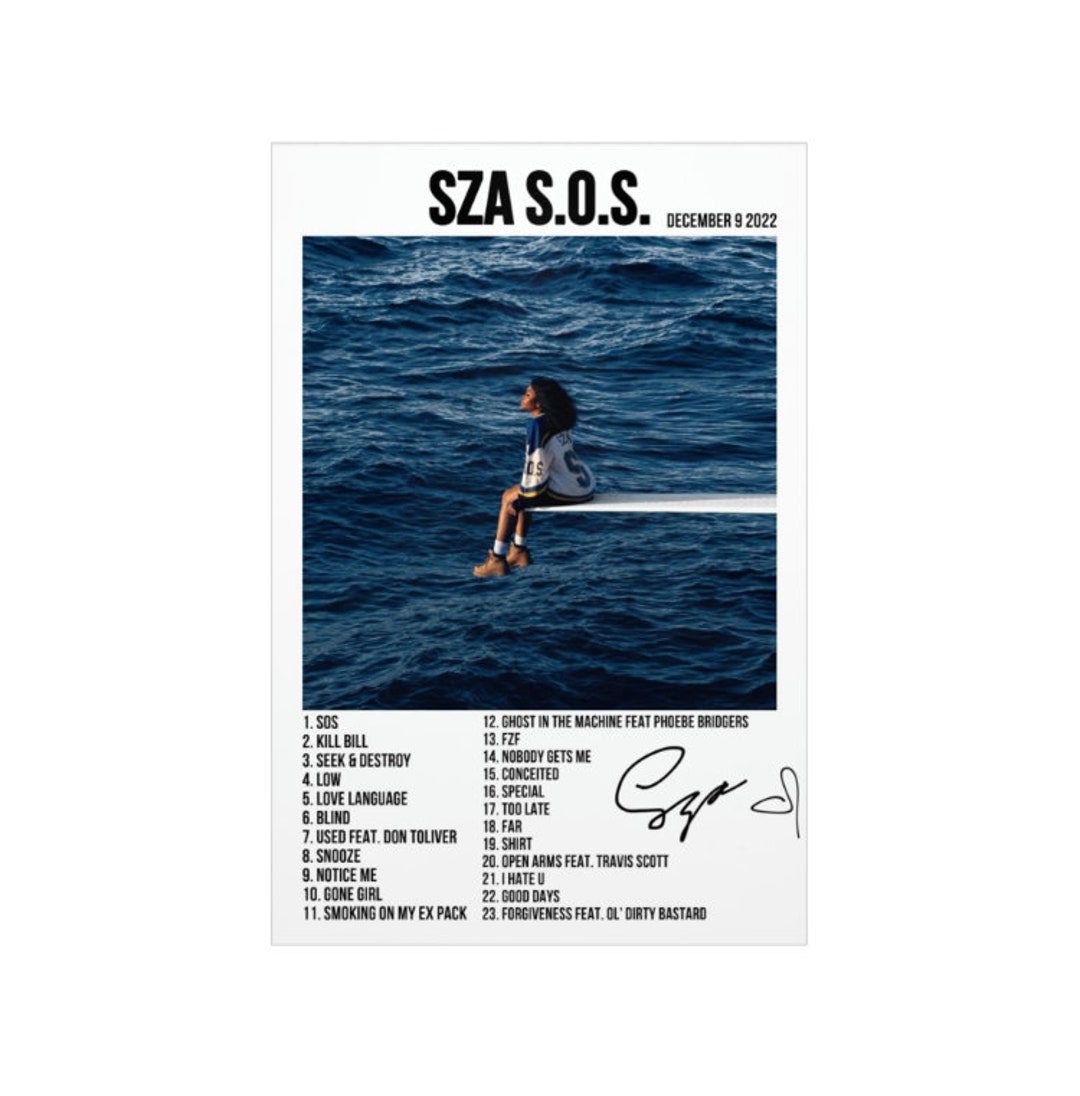 Custom SZA Album Cover Digital Poster Print Tracklist SZA - Etsy