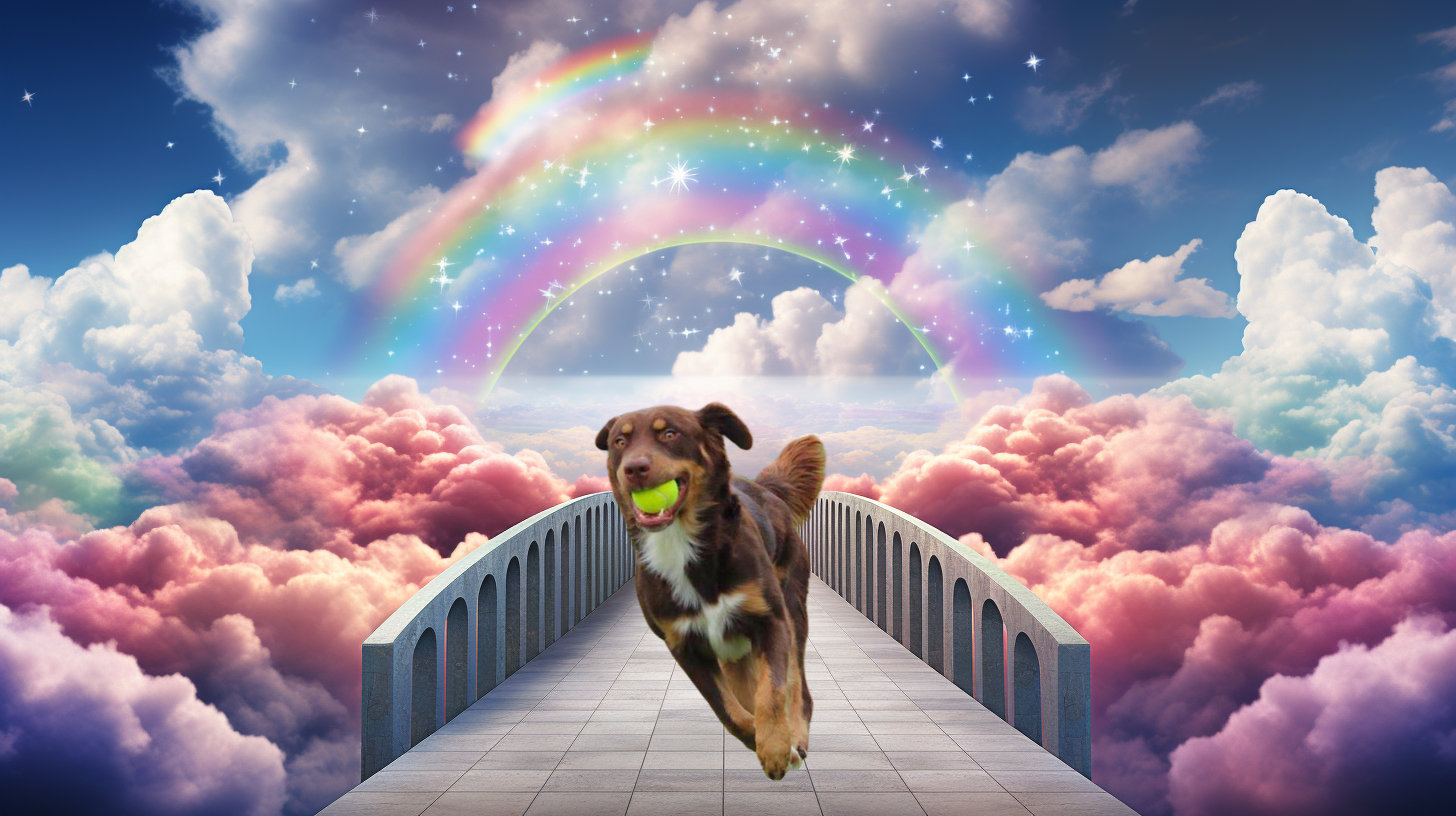 Rainbow Bridge Pet Memorial Digital Download, Pet Memorial of Heaven ...