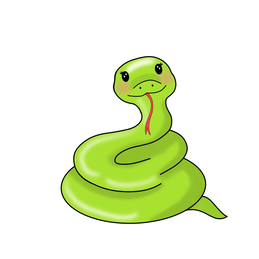Cute Snake Sticker - Etsy