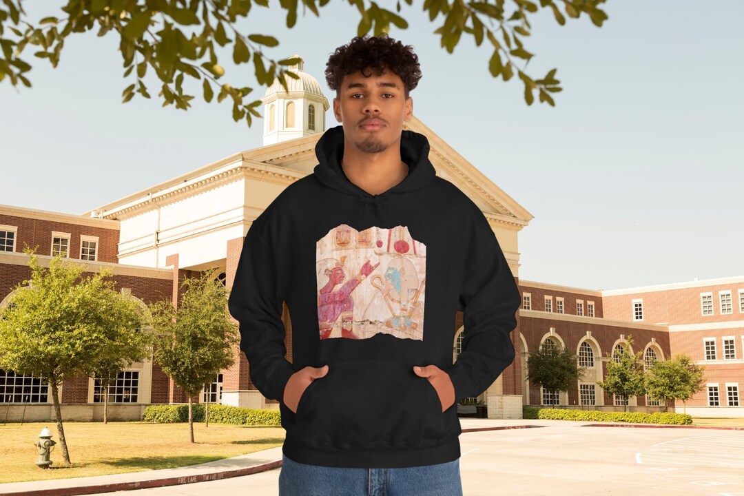 Red Hang Loose Heavy Blend Hooded Sweatshirt - Etsy